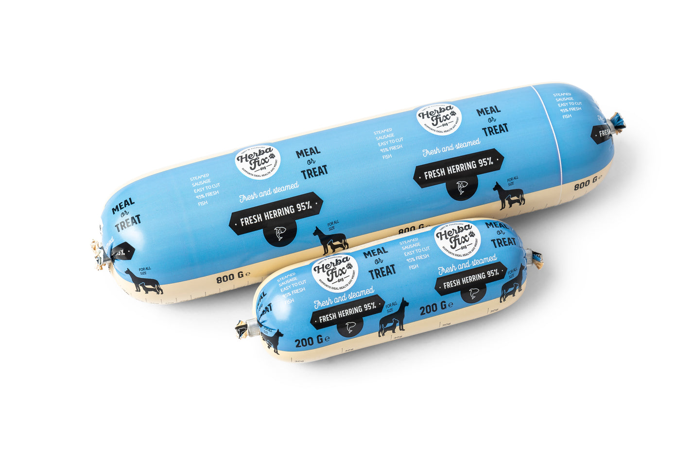 Gestoomde Hondenworst Haring (95%) – Complete Maaltijd & Beloning ...